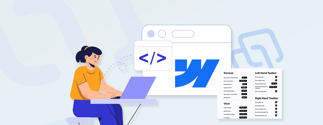 Webflow Shortcuts Cheat Sheet: Work Smarter, Not Harder