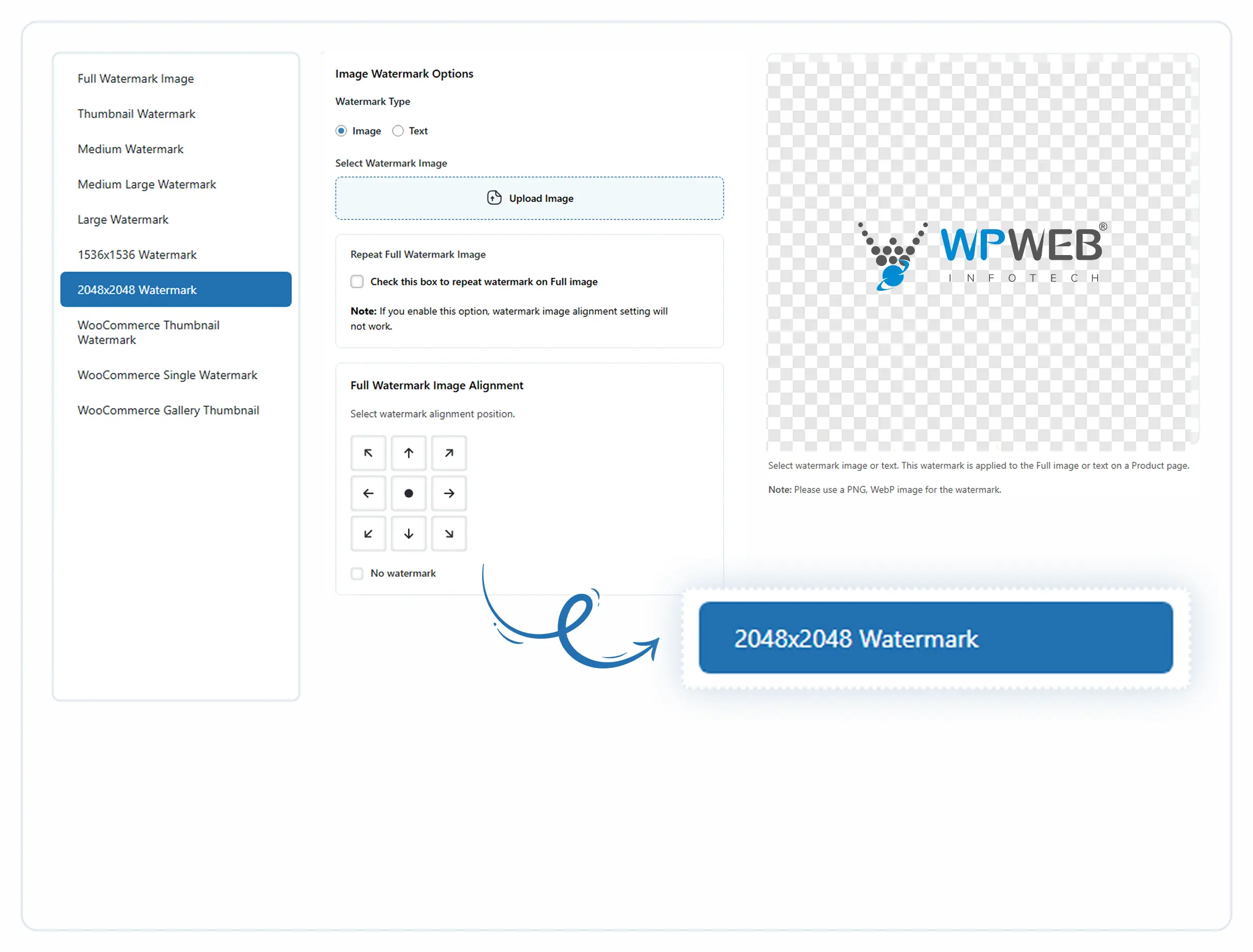 Product Image Watermark For WooCommerce | WPWeb Infotech